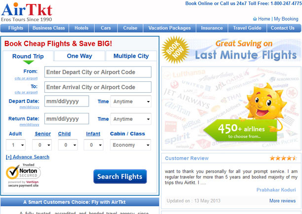 Major redesigned version of AirTkt.com launched (2013) - Muy Miles