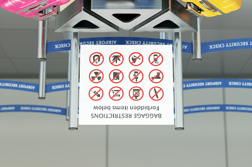 Something that is not permitted on a plane - Muy Miles